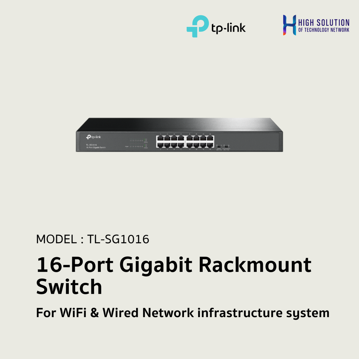 TL-SG1016 (TP-Link) 16-Port Gigabit Rackmount Switch wifi & wired ...