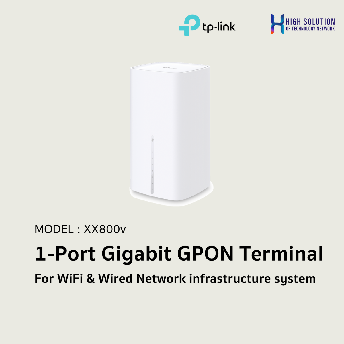 XX800v (TP-Link) AX6000 Dual Band Wi-Fi 6 GPON Router wifi & wired system