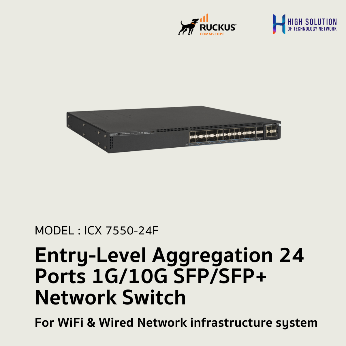 ICX 8200-24F RUCKUS Entry-Level+ Access 24 Ports 1G Fiber No PoE ...
