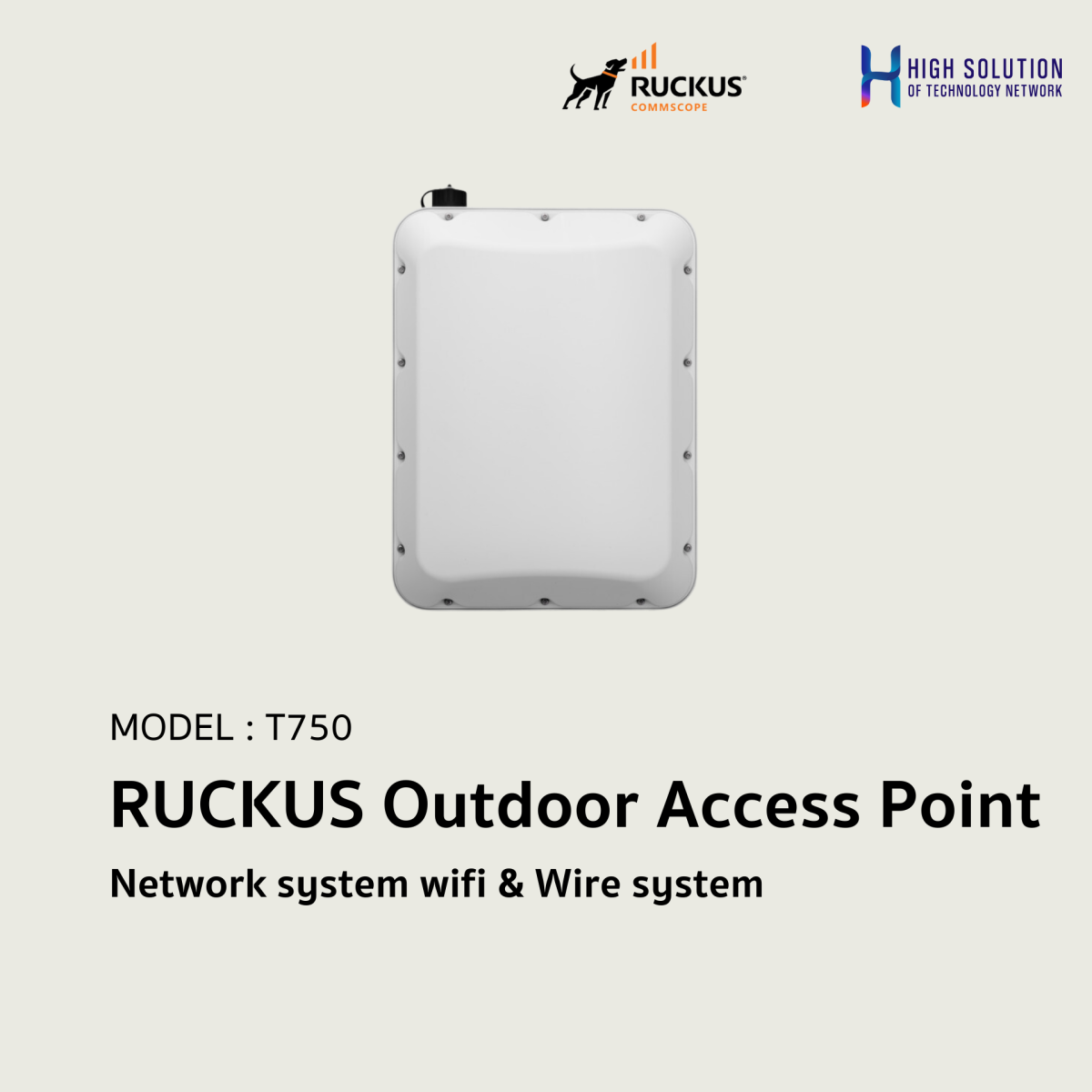 T750 RUCKUS Outdoor Access Point For WiFi & Wired Network ...