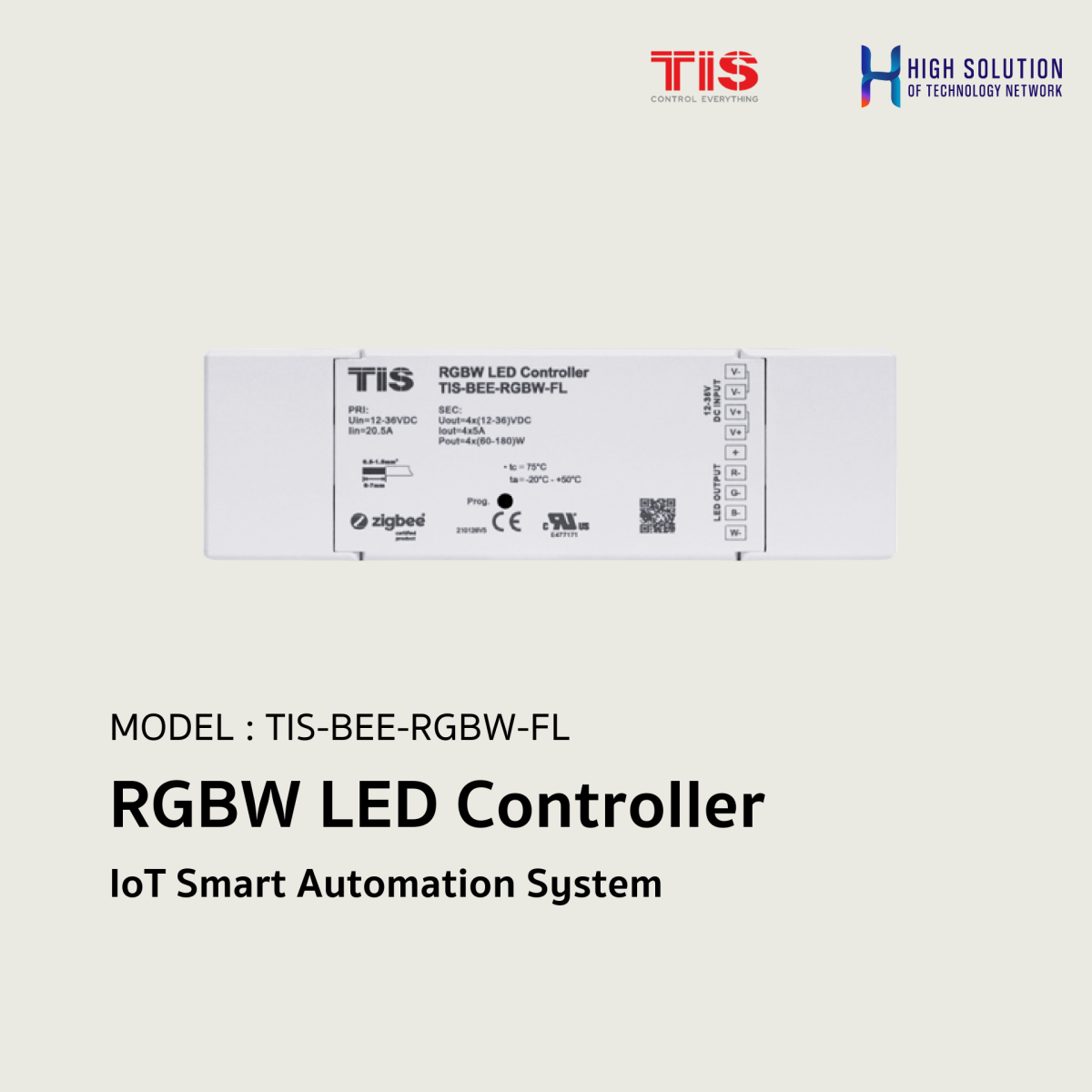 TIS-BEE-RGBW-FL, TIS, RGBW LED Controller - IoT Smart Automation System ...