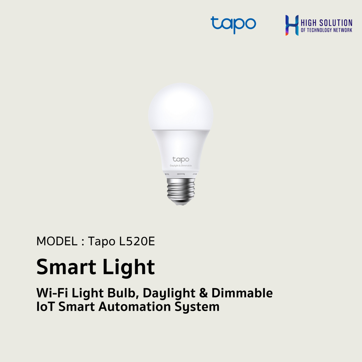 Tapo L520E, Tapo, Tapo Smart Light Wi-Fi Light Bulb, Daylight ...