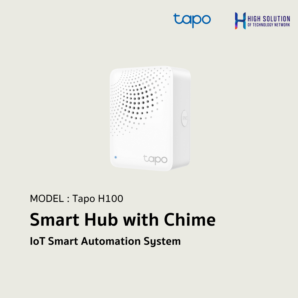 Tapo H100, Tapo, Smart Hub with Chime - IoT Smart Automation System - hstn
