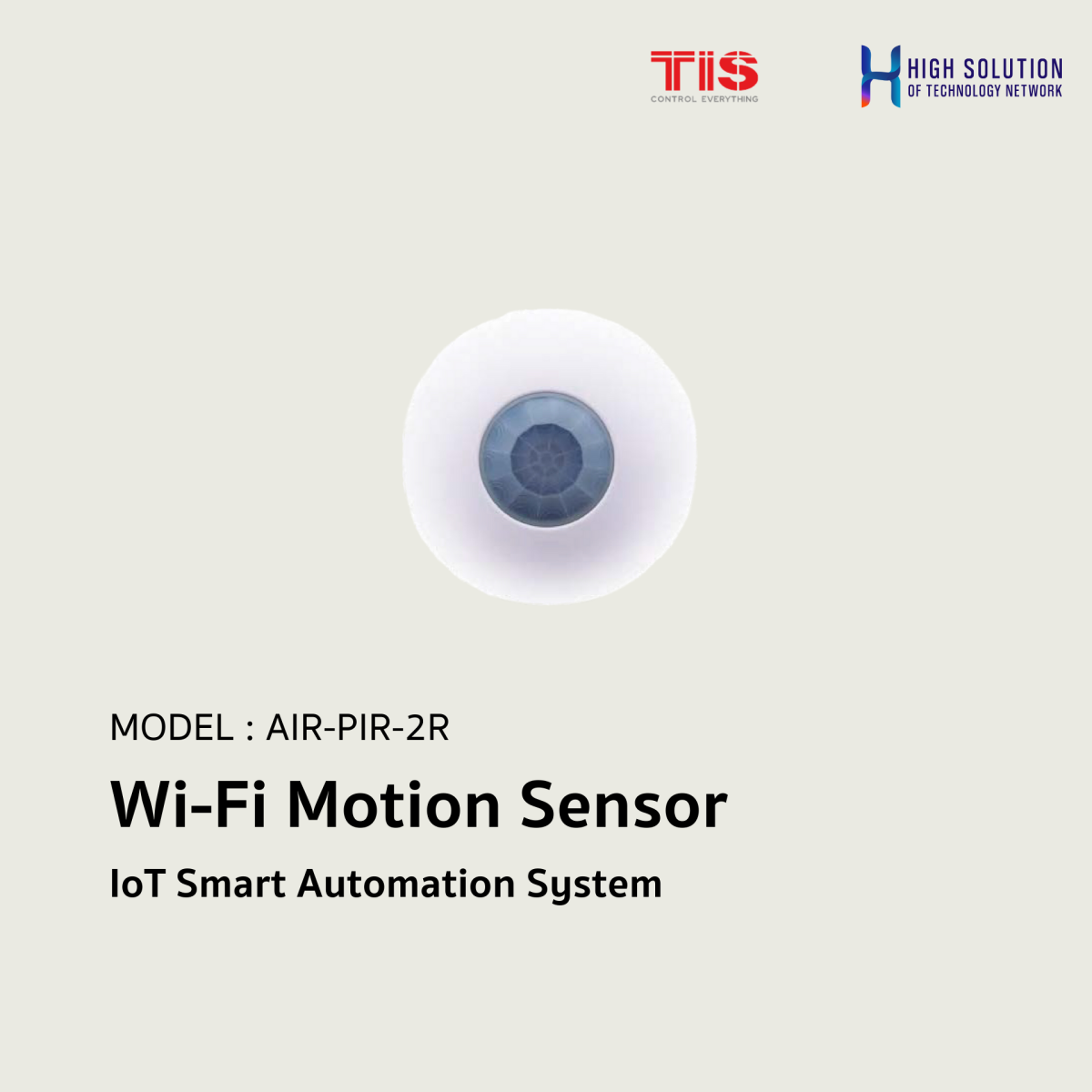 AIR-PIR-2R, TIS, Wi-Fi Motion Sensor - IoT Smart Automation System