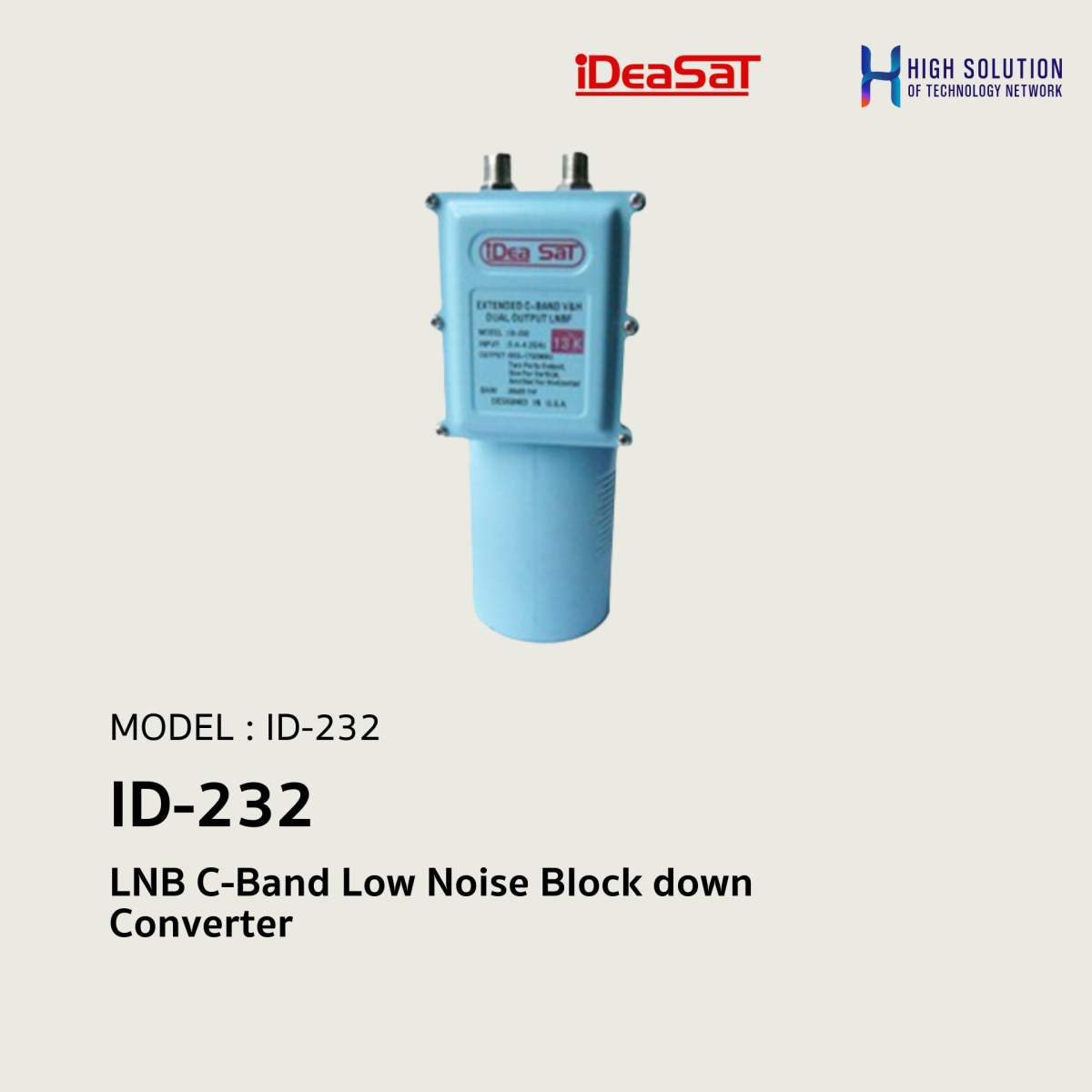 LNB C-Band Low Noise Block down Converter - hstn