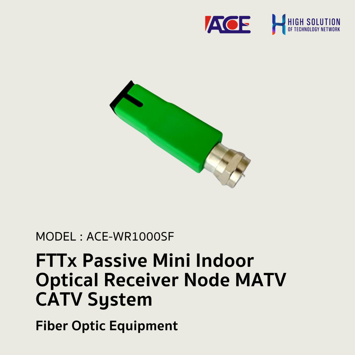 FTTx Passive Mini Indoor Optical Receiver Node MATV CATV System - hstn
