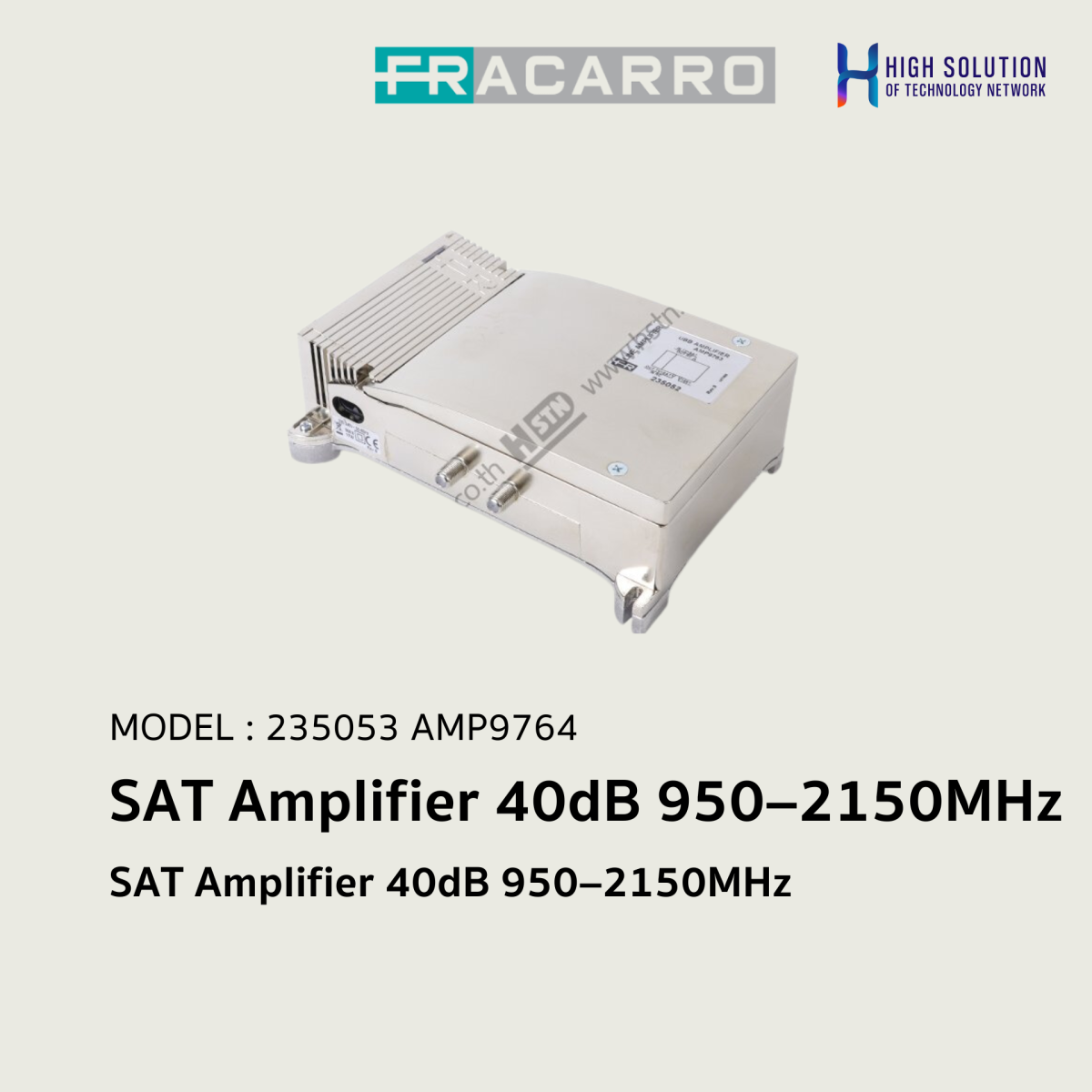 SAT Amplifier 40dB 950–2150MHz - hstn