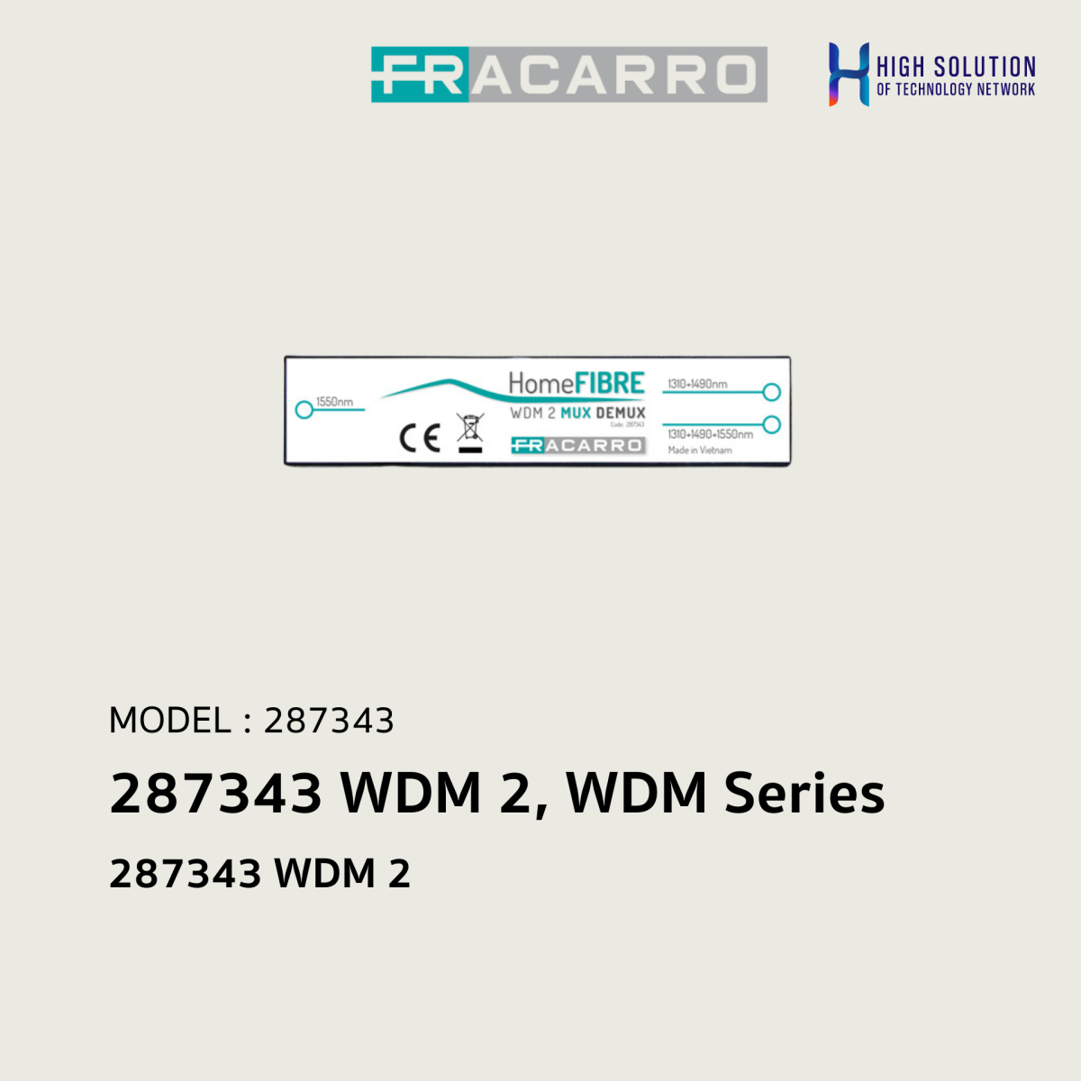 287343 WDM 2, WDM Series - hstn