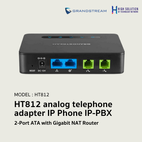 HT812 Granกstream analog telephone adapter IP Phone IP-PBX Solutions - hstn