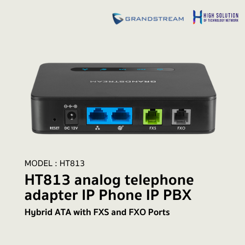 HT813 (Grandstream) analog telephone adapter IP Phone IP PBX Solutions - hstn