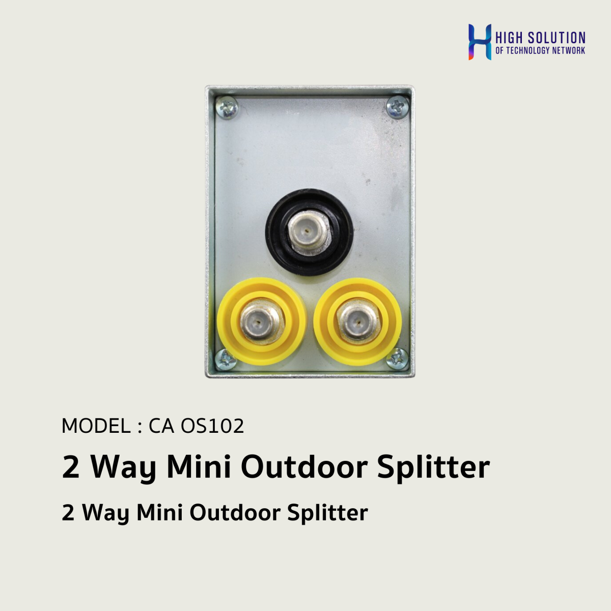 2 Way Mini Outdoor Splitter - hstn