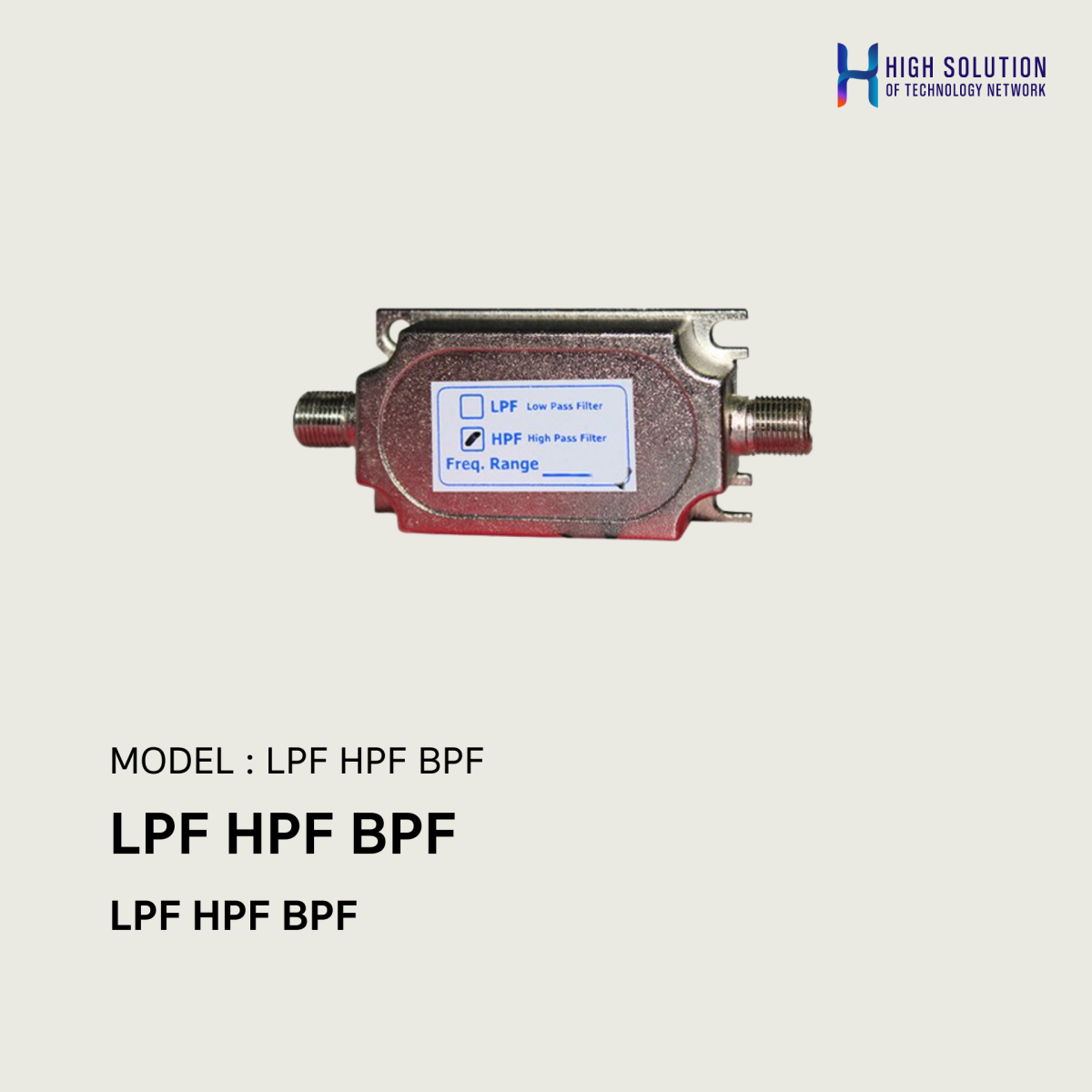 LPF HPF BPF - hstn