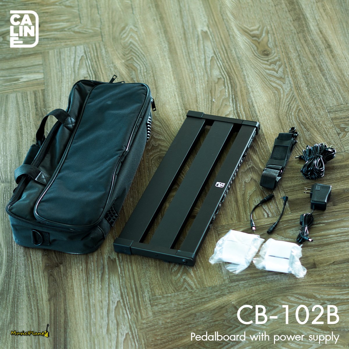 Caline Pedalboard - CB102B - บอร์ดเอฟเฟค มีพาวเวอร์ซัพพลายในตัว ที่ใส่ ...