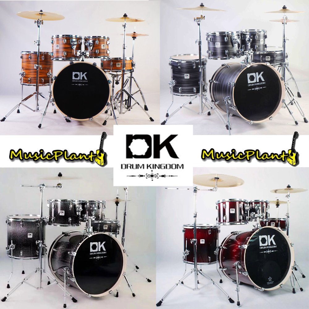 กลองชุด DK Drum Kingdom รุ่น X-MAN Series พร้อมขา และ พร้อม ฉาบ Vansir ...