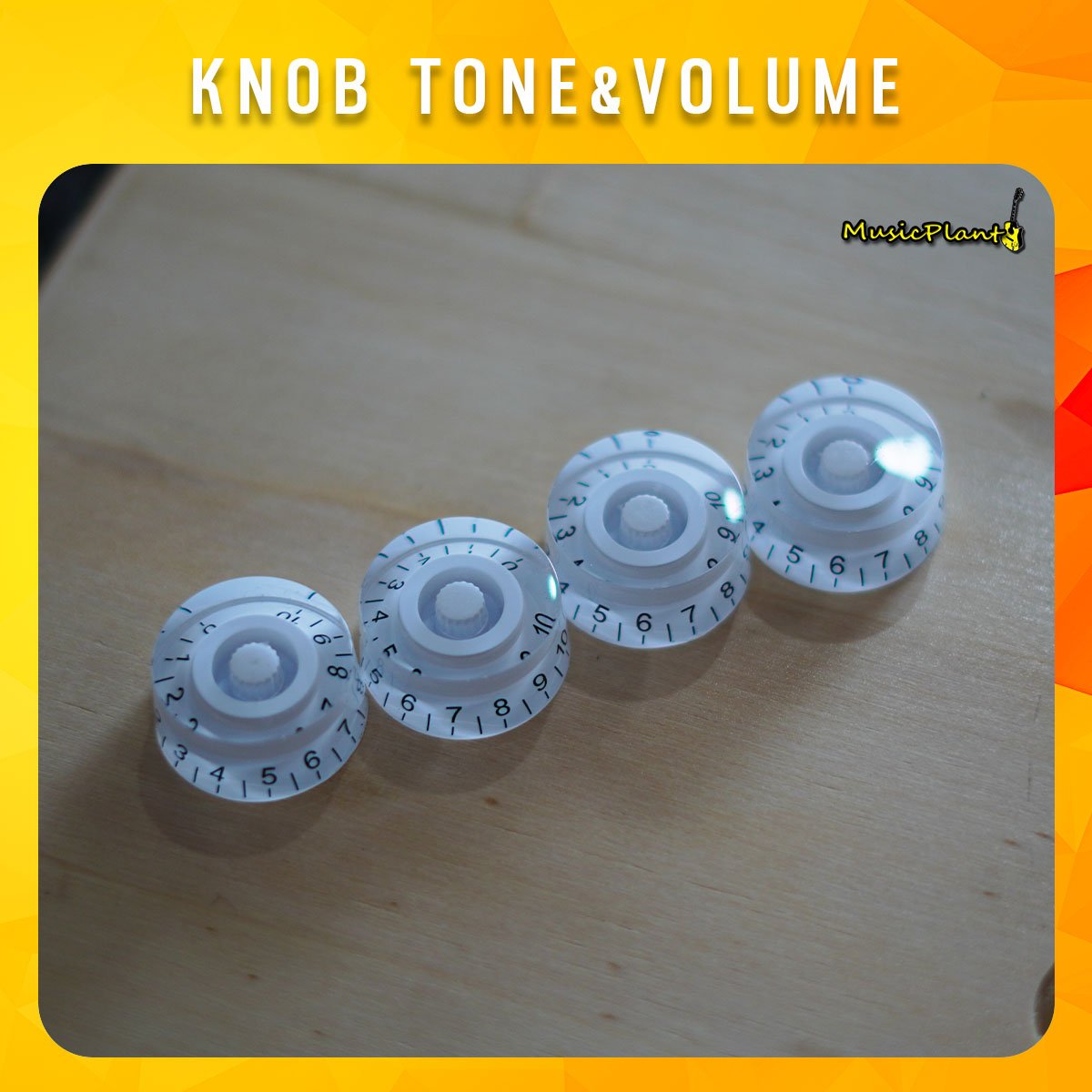 Guitar Knob ฝาครอบลูกบิดกีตาร์ทรง LP