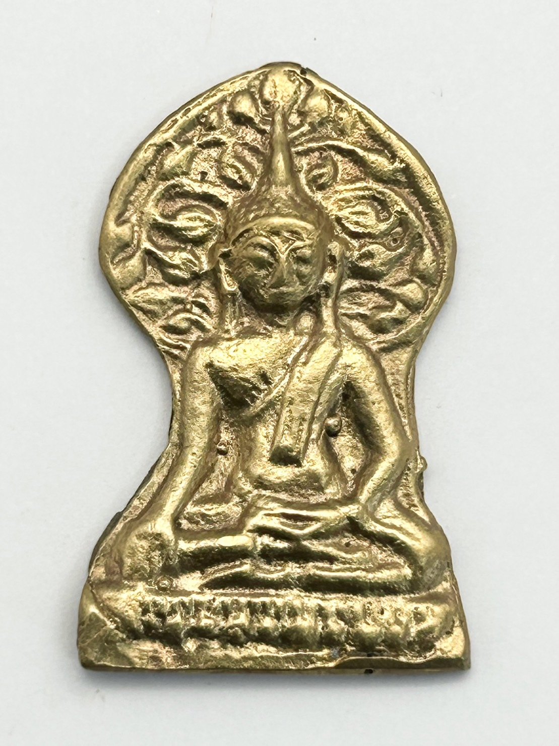 พระปรกโพธิ์ เนื้อโลหะสำริด - sukjaiantique