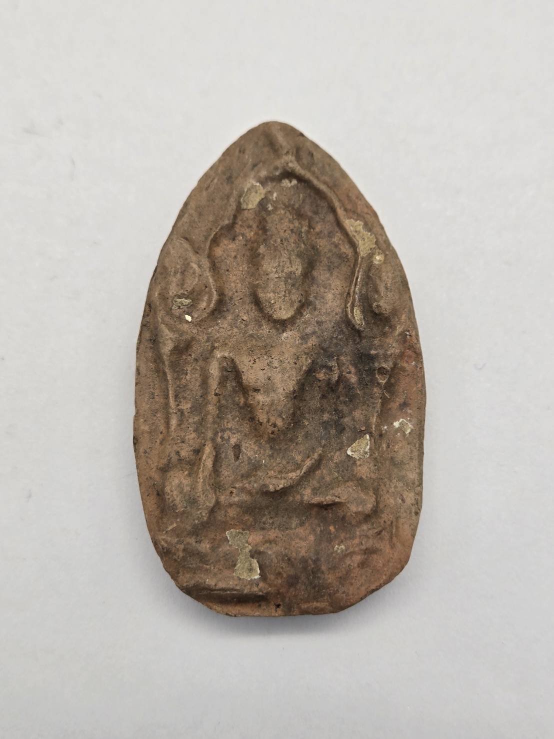 พระยอดขุนพล เนื้อดินเผา กรุวัดคูยาง กำแพงเพชร - sukjaiantique