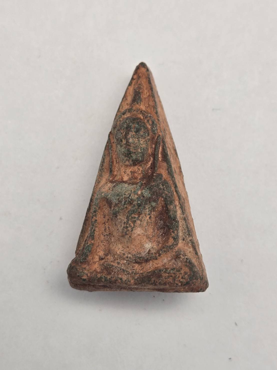 พระนางพญา เนื้อเขียว สองหน้า กรุนครไทย พิษณุโลก - sukjaiantique