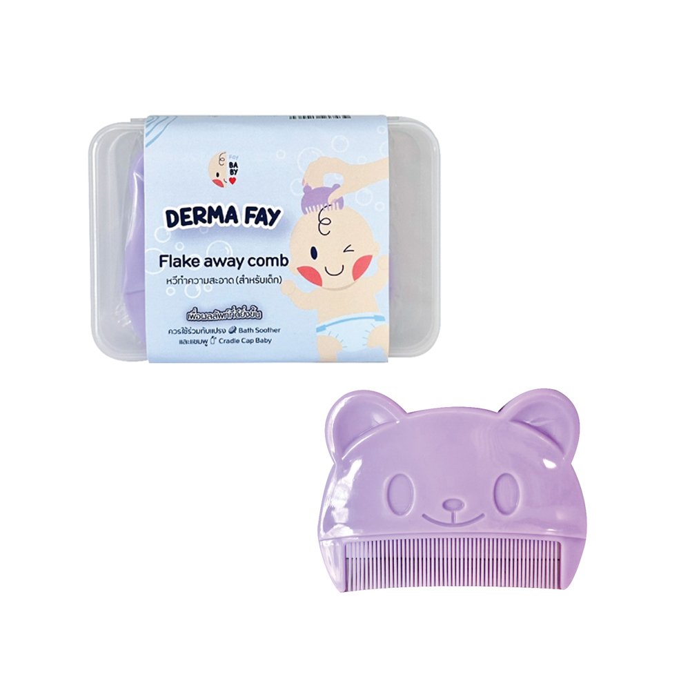 FAY BABY หวีทำความสะอาดศรีษะ สำหรับเด็ก Derma fay flake away comb ...