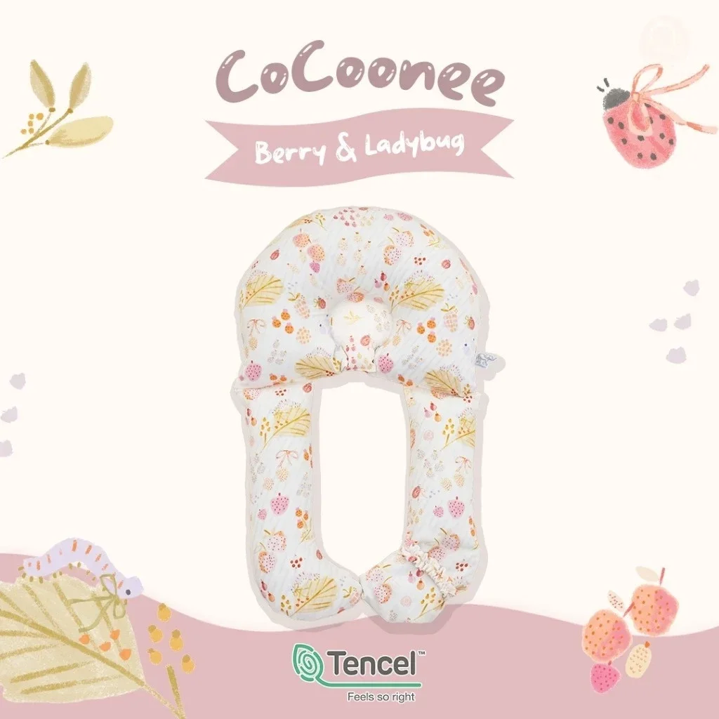 COCOONO หมอนอ้อมกอดลดการสะดุ้ง ผ้า Tencel นุ่มอบอุ่น