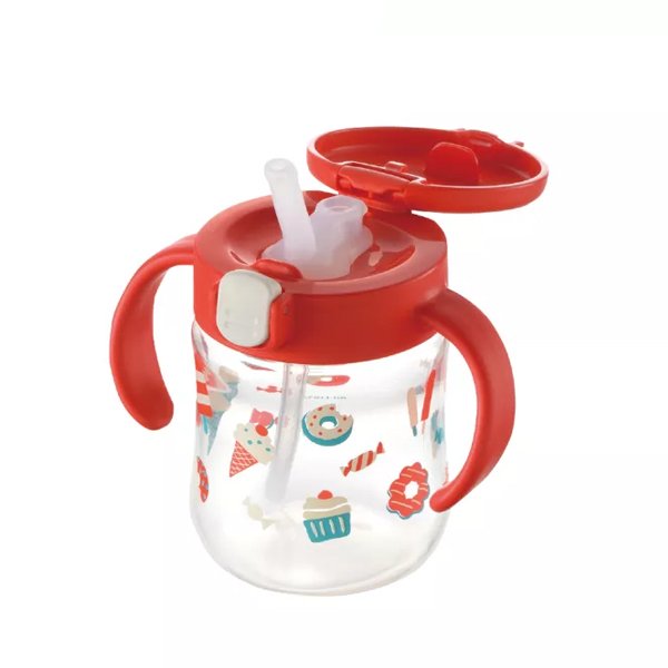 Richell เซตแก้วน้ำเด็ก 3 step รุ่น TLI 200ml #แก้วหลอดดูด - pungklom