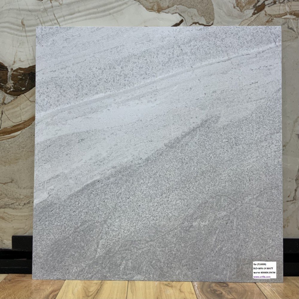 WIN MATT (FL-6009) 60×60 cm Grey Stone Look Matte Floor Tile