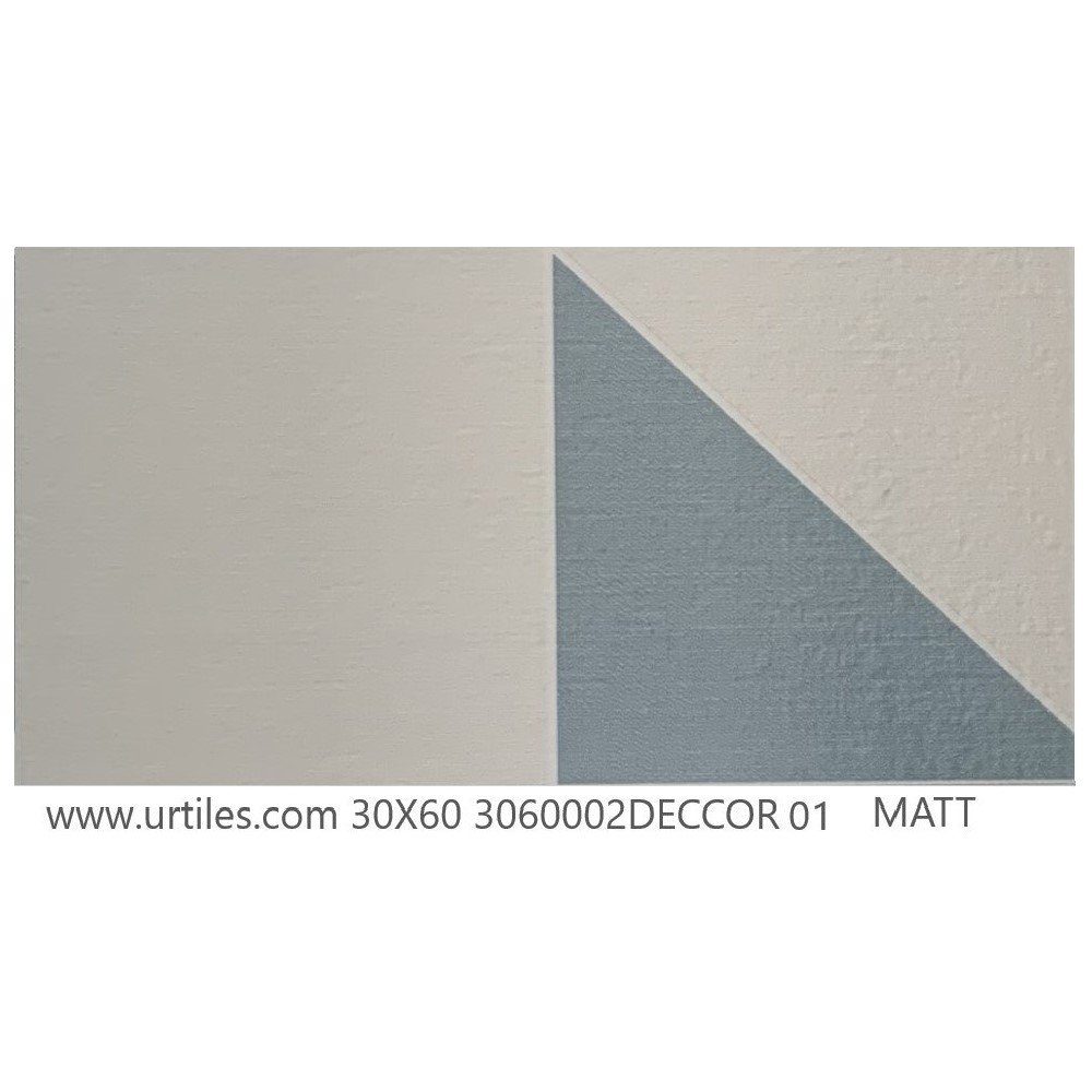 กระเบื้อง 30X60 MYX 3060002 แฟบริค ครีม ดอกกลาง1 ผิวด้าน - urtiles