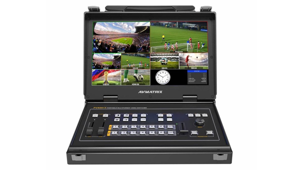 PVS0613 : 4×SDI and 2×HDMI inputs 13.3 inch FHD LCD monitor