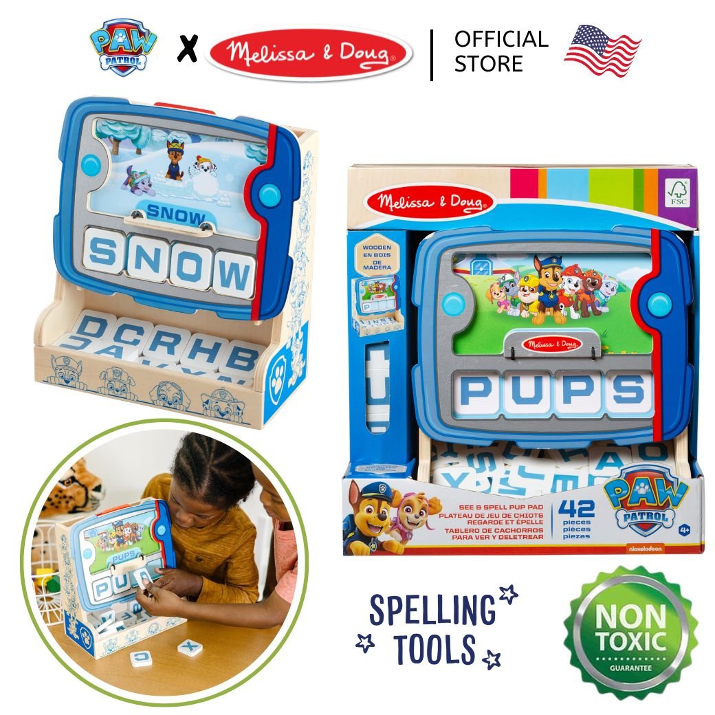 Melissa & Doug PAW Patrol See & Spell Pup Pad รุ่น 33325 ของเล่นฝึกสะกด ...
