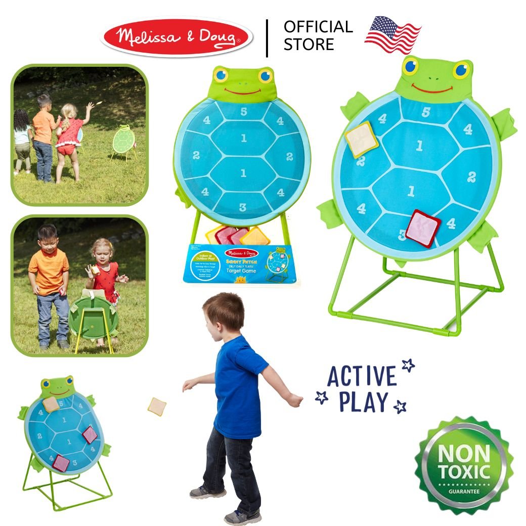 Melissa & Doug Dilly Dally Target Game รุ่น 6688 เกมปาเป้า รุ่นเต่า ถุง ...