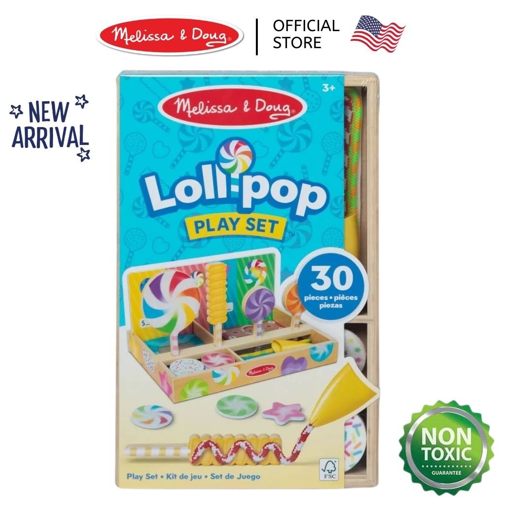 Melissa & Doug Lollipop Play Set รุ่น 92312 เล่นทำอมยิ้มลอลลี่ป๊อบ Mix ...