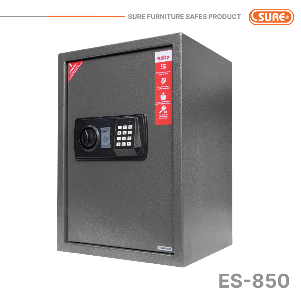 ตู้นิรภัย Electronic SURE ES-850 กราไฟท์