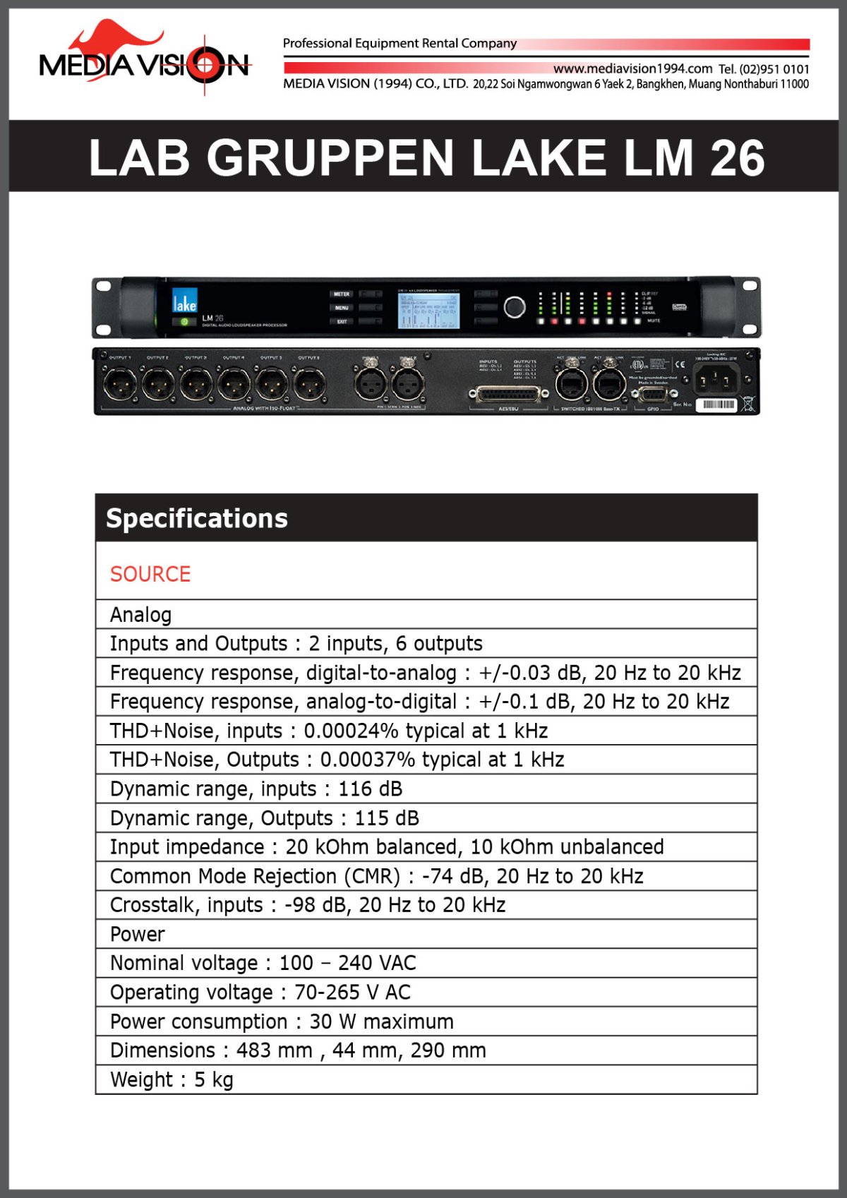 LAB GRUPPEN LAKE LM 26 - mediavision1994