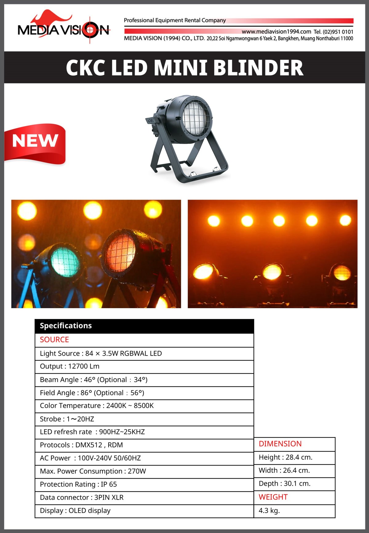 CKC LED MINI BLINDER