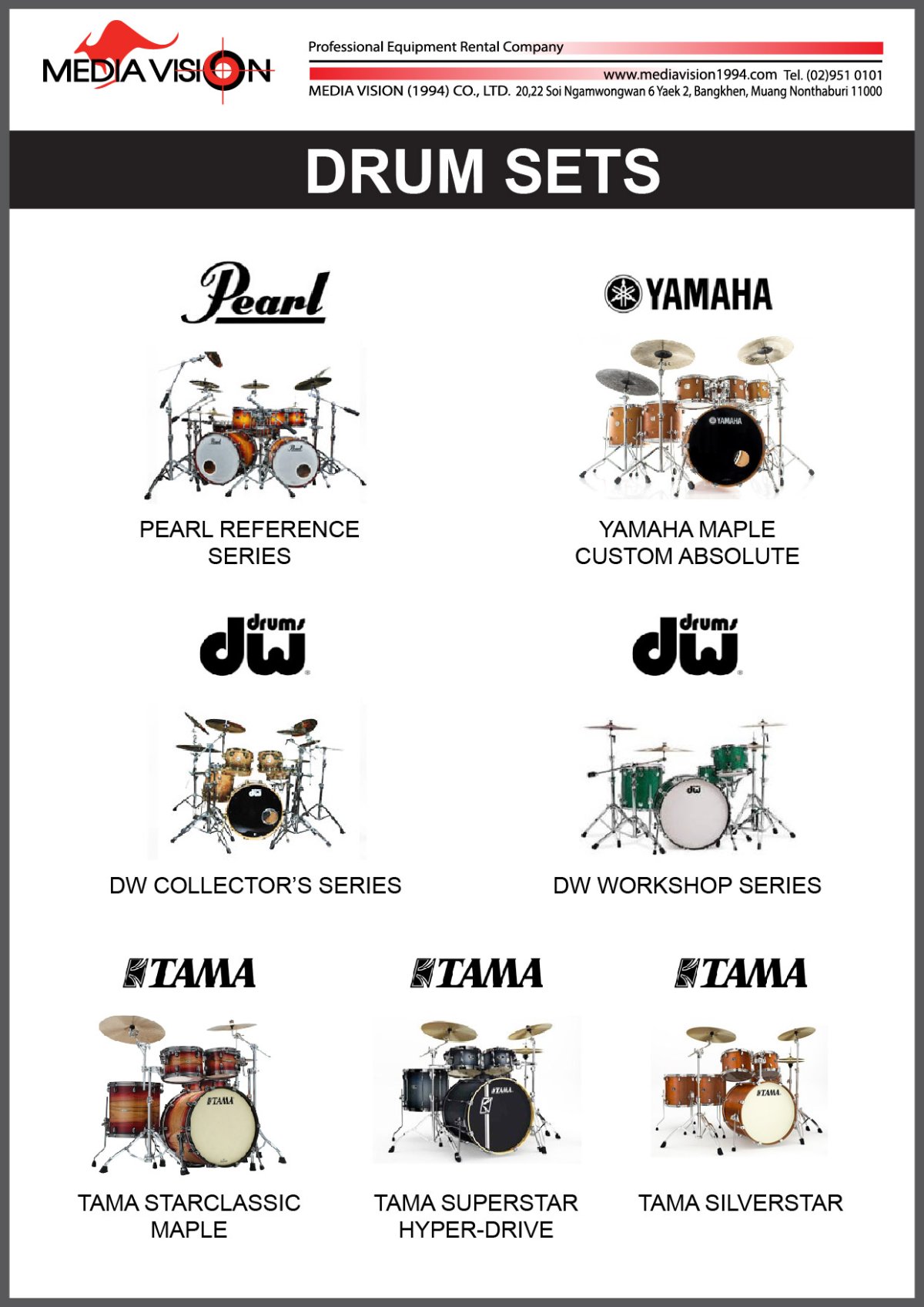 DRUM SETS - mediavision1994