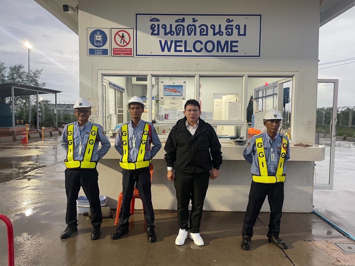 Visiting the oil depot unit of TPN Oil Pipeline Transport Company, Khon ...