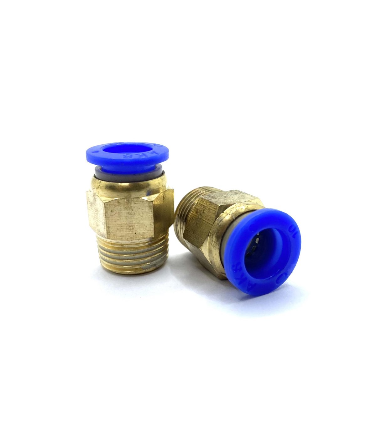 (SPC) Male Thread Straight Brass Push To Connect Air Quick Pneumatic ...