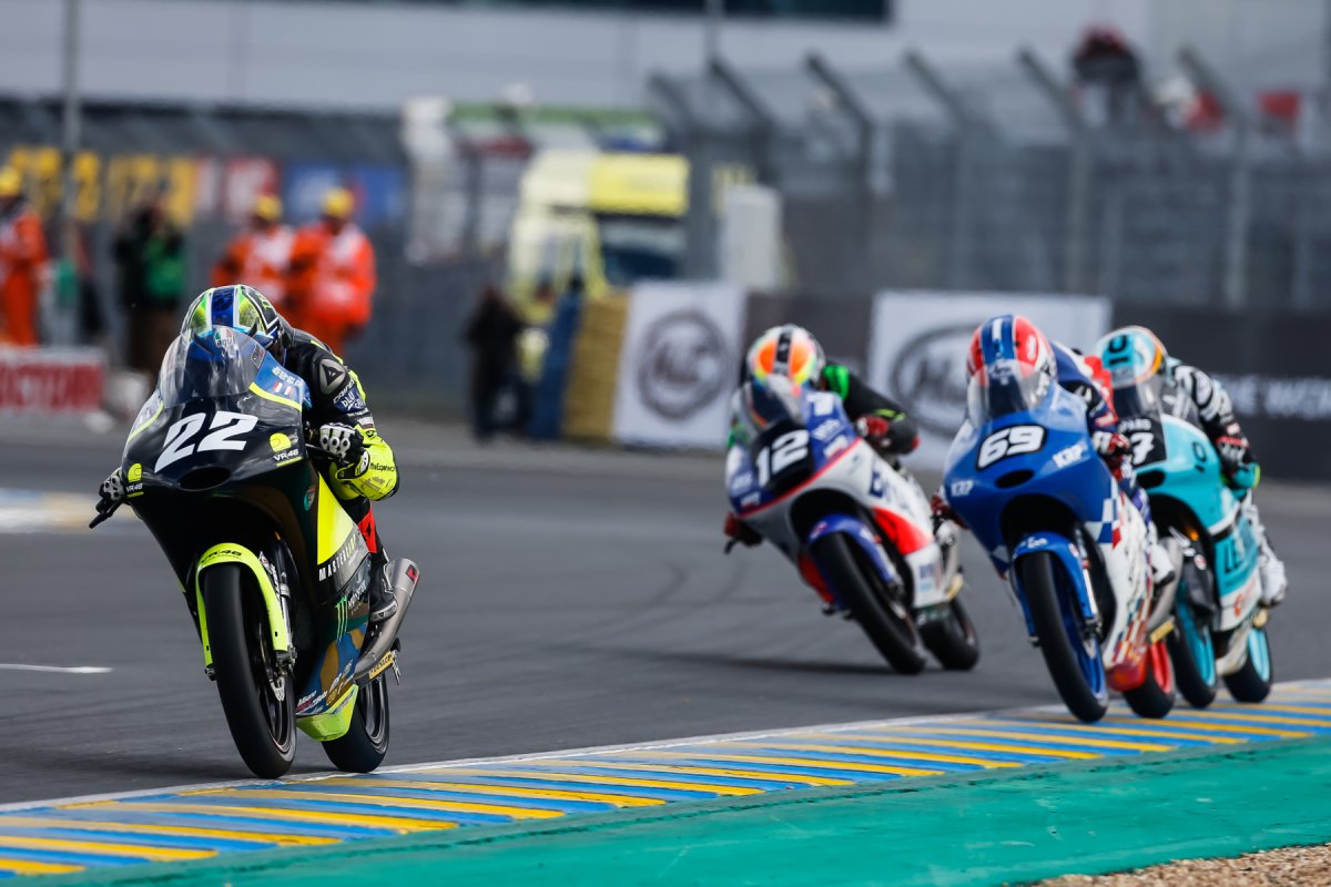 แสตมป์ – อภิวัฒน์ วงศ์ธนานนท์ เจอศึกหนักที่เลอมังส์จบที่ 9 รั้งอันดับ 8 คะแนนสะสม ศึก CEV Moto3 ...