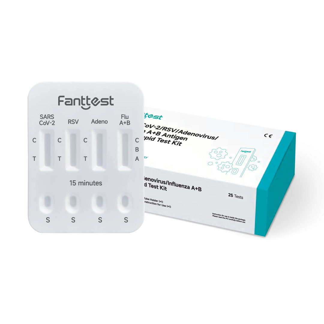 Fanttest COVID-19/Influenza A+B/RSV/Adeno Combo (Cassette)