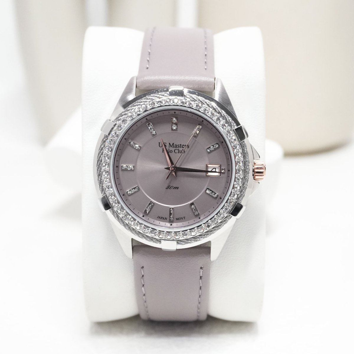 US Master Polo Club รุ่น USM-DD28-GV-GVT - สีเงิน/เทา - timekeepershop