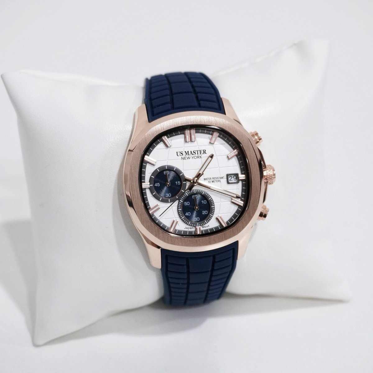 US Master New York รุ่น USM-DD36-BU-RWE - สีน้ำเงิน/ขาว