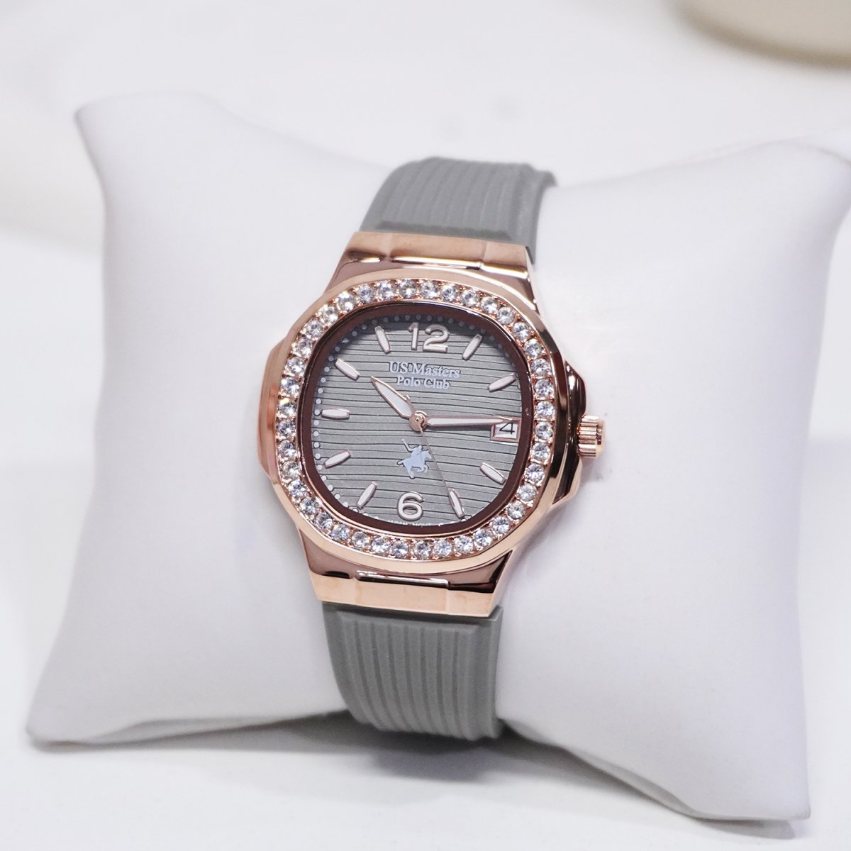 US Master Polo Club รุ่น USM-DD54-GY-RGY - สีโรสโกลด์/เทา