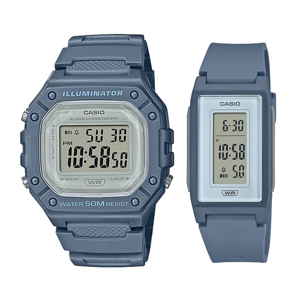 Casio Standard Digital W-218HC-2A LF-10WH-2 - timekeepershop