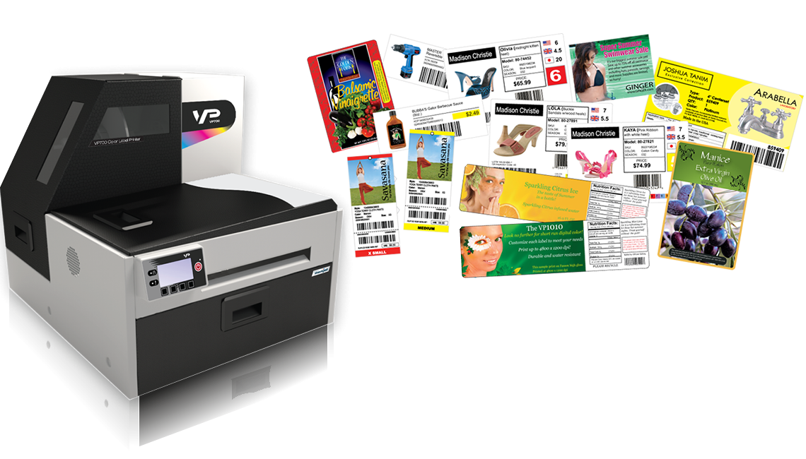 VIPColor VP700 Label Printer - cps
