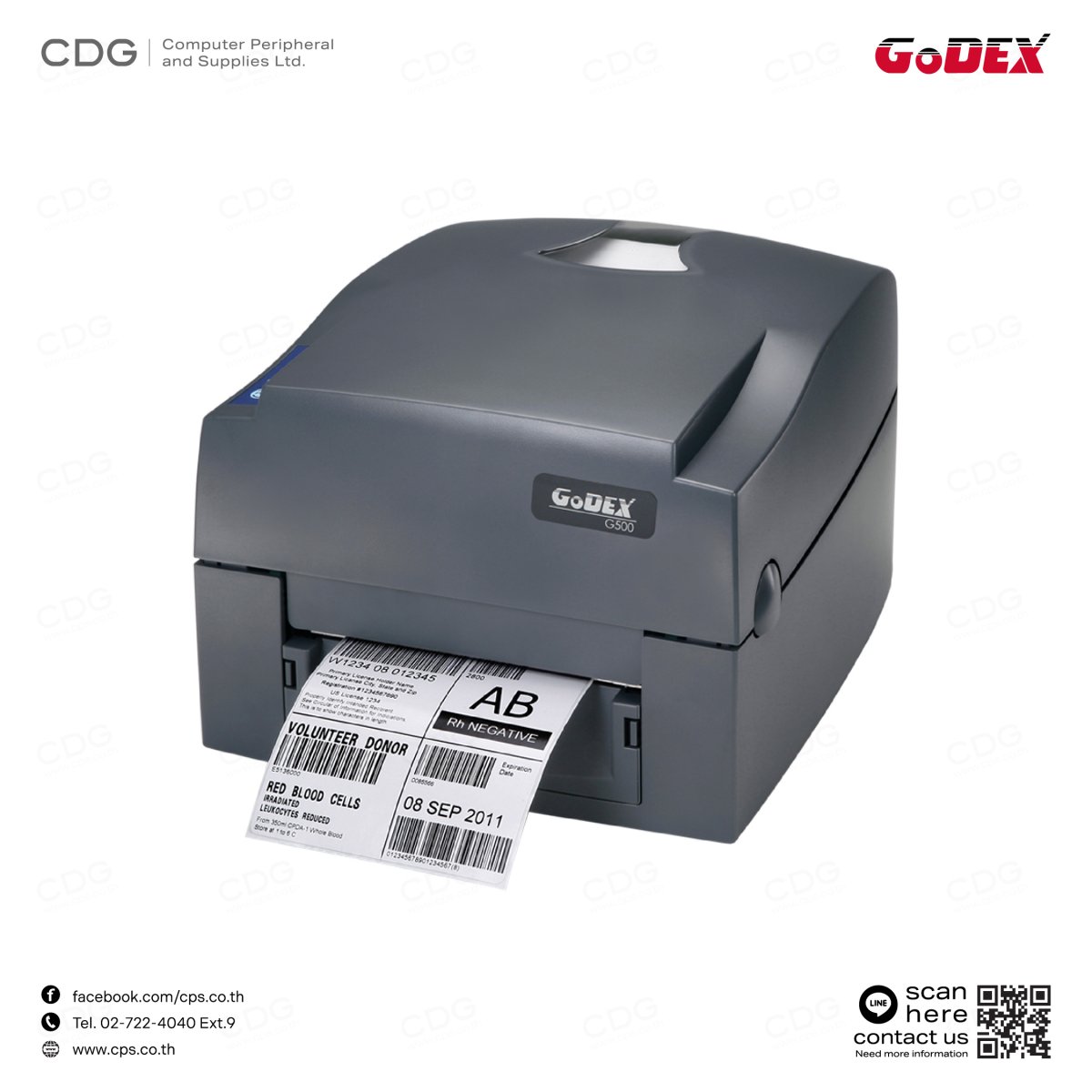 GoDEX G500 Series Desktop Barcode Printer