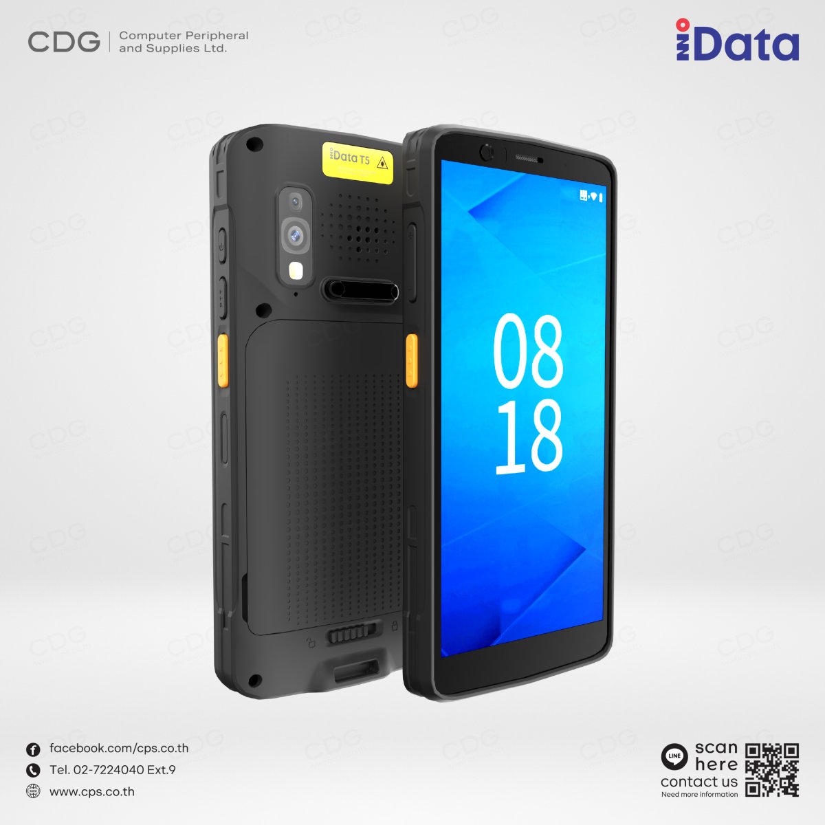 iData T5 Mobile Scanner Handheld Terminal 1D/2D Barcode