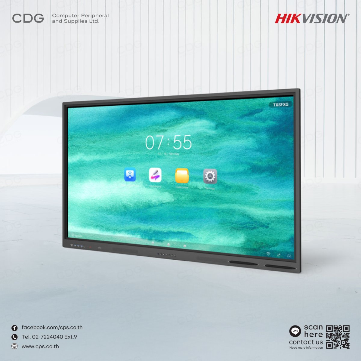 Hikvision D5B-FL Series Interactive Flat Panels Touch Screen