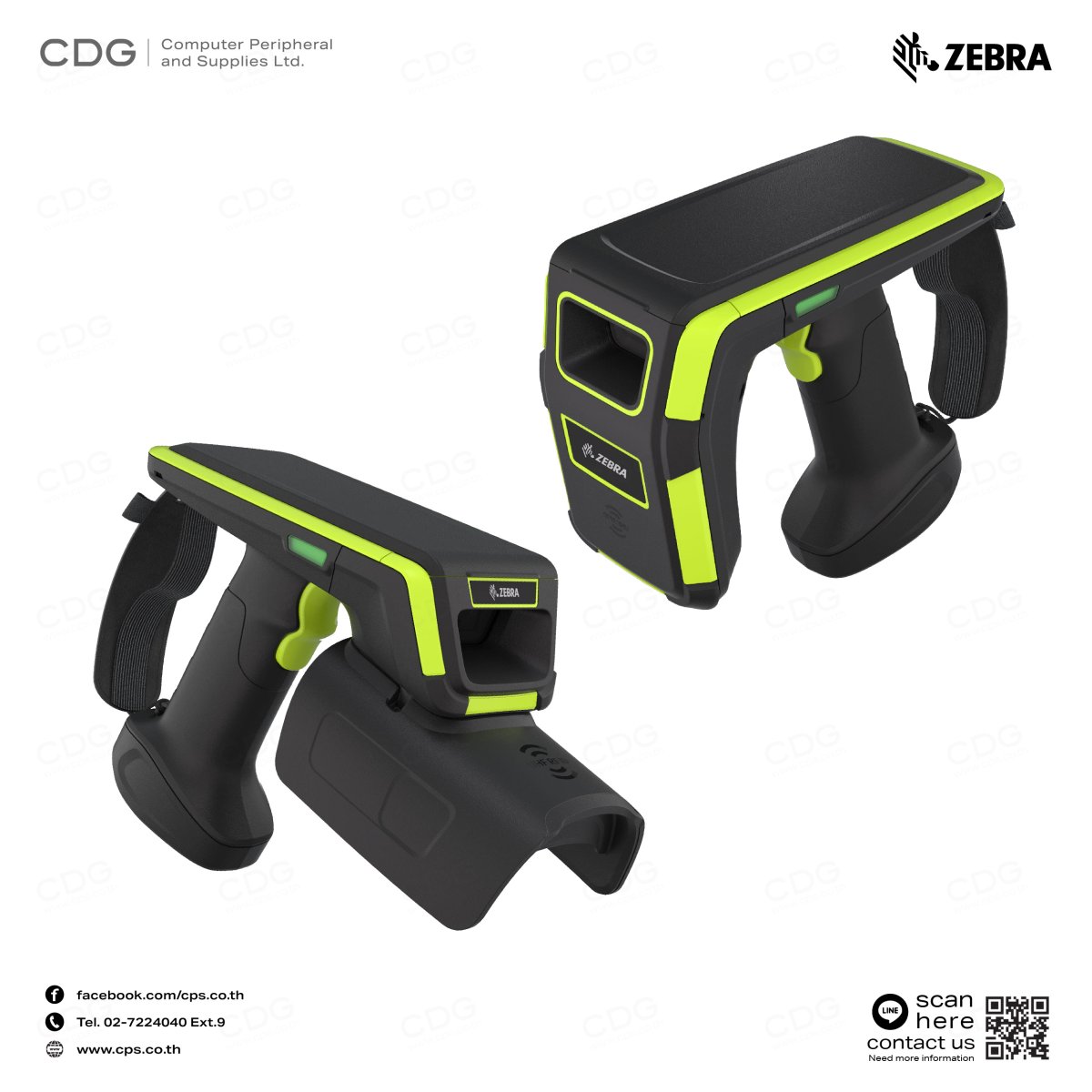 เครื่องอ่าน Rfid แบบมือถือ Zebra Rfd90 Ultra Rugged Cps