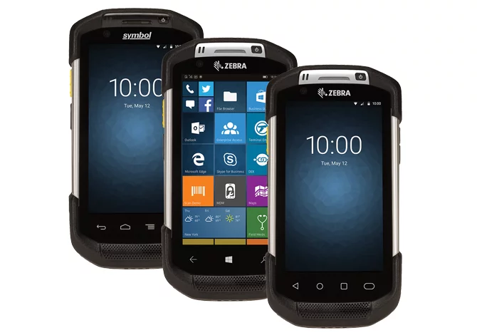 เครื่องอ่านบาร์โค้ด Zebra TC70/TC75 Series Rugged Touch Computer - cps