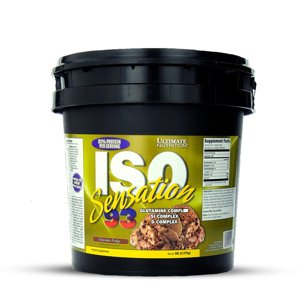 ULTIMATE Nutrition ISO Sensation 93 100% Whey isolate - 5 Lbs ...